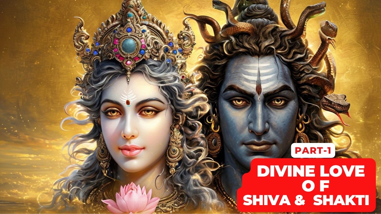 "Divine Love of Shiva and Shakti: The Beginning Part- 1🌌💫"#lordshiva # ...