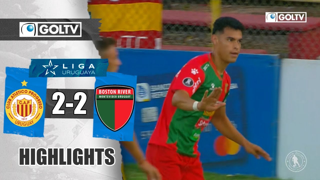 NOGUERA LE AGUÓ LA FIESTA A PROGRESO | Progreso 2 - 2 Boston River | GOLES | 1 Div de Uruguay ...