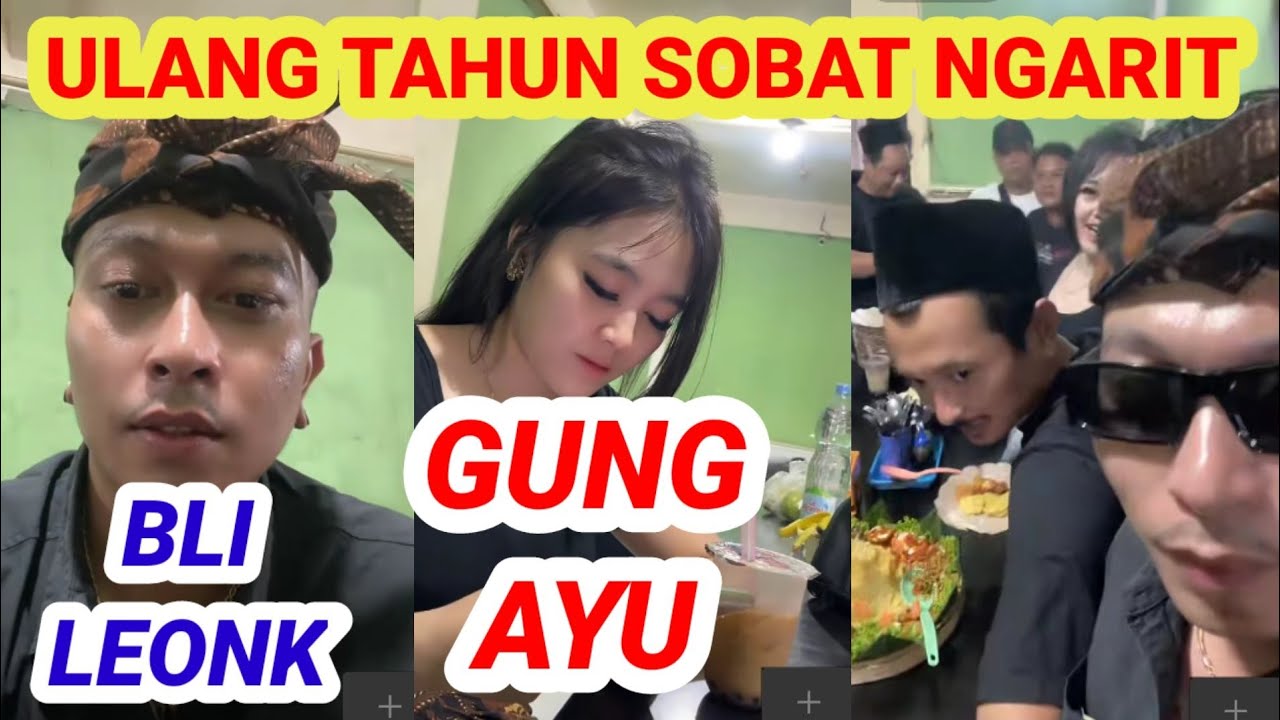 Gung Ayu dan Bli Leonk Memperingati Ulang Tahun Sobat Ngarit Nusantara ...