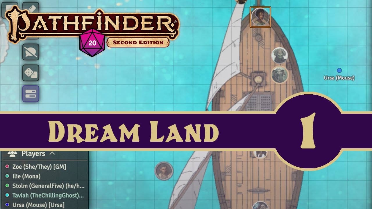 Homebrew Pathfinder 2e "Dream Land" Session 1 - YouTube