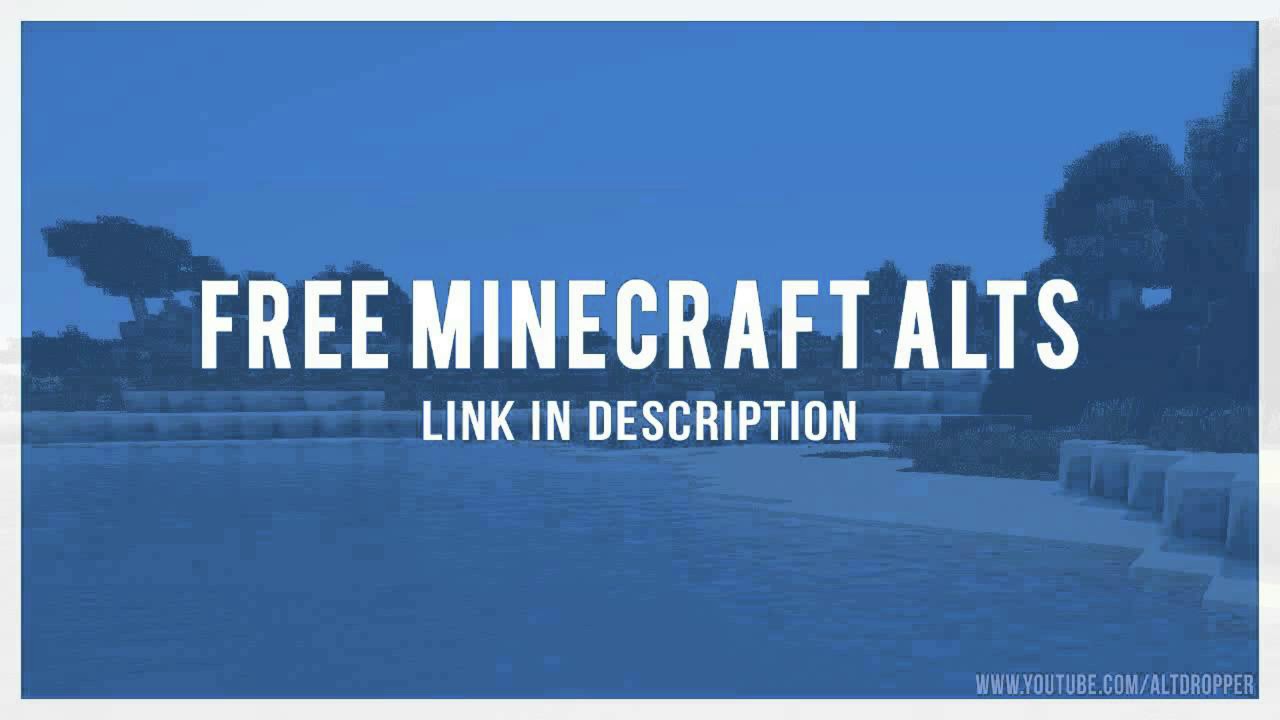 FREE 50x Minecraft Alts #1 - YouTube