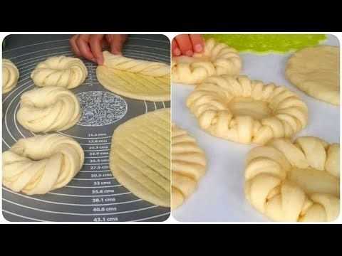 Шикарные сдобные булочки к чаю  Красивые формовки булочек Пышные нежные булочки