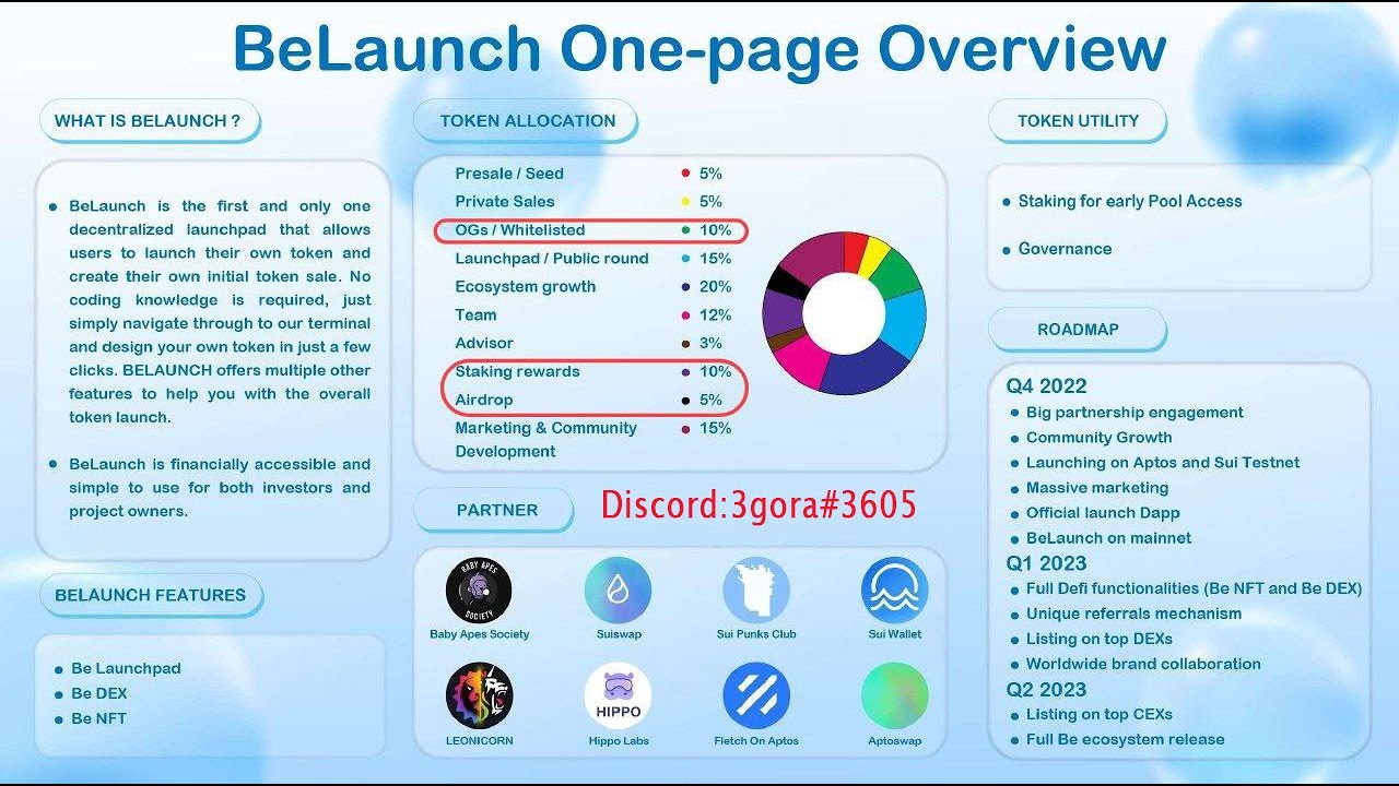 كيفية المشاركة في مشروع BeLaunch والحصول على ايردروب مجاني على محفظة SUI - YouTube