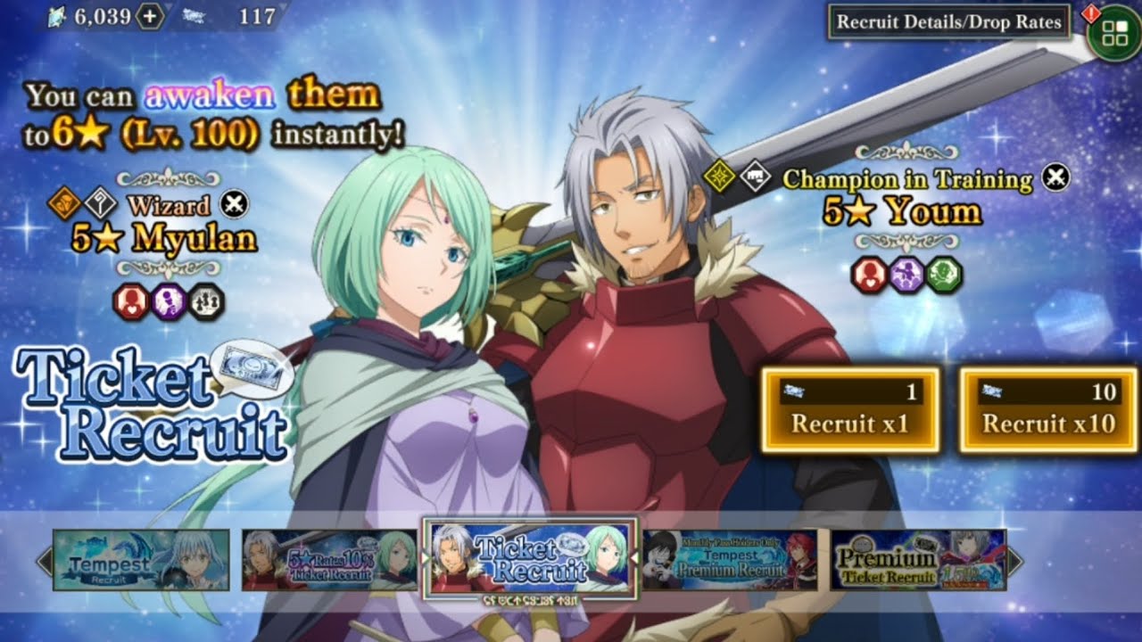 Tensei Slime สุ่มตั๋วฟรี คู่ผัวเมีย Myulan Youm - YouTube