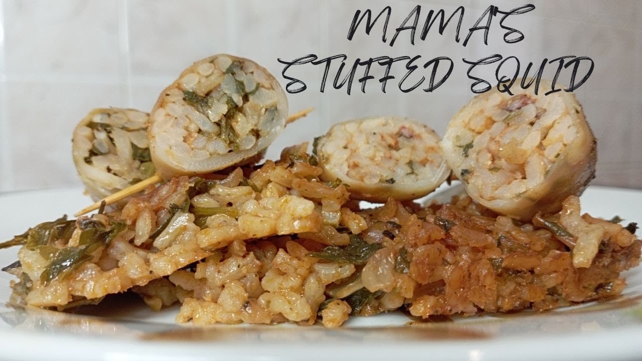 Greek Stuffed Squid with Beer - So Tasty, I can't stop eating once I ...