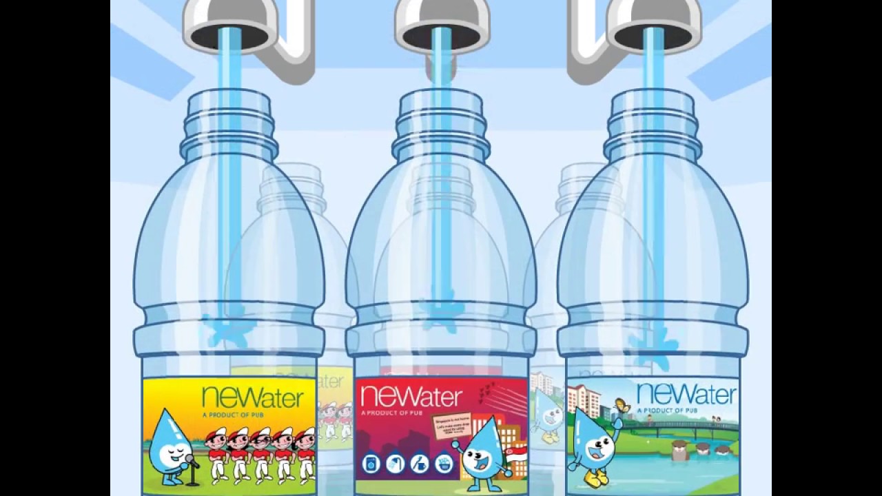PUB Singapore x Filling NEWater Bottles - YouTube