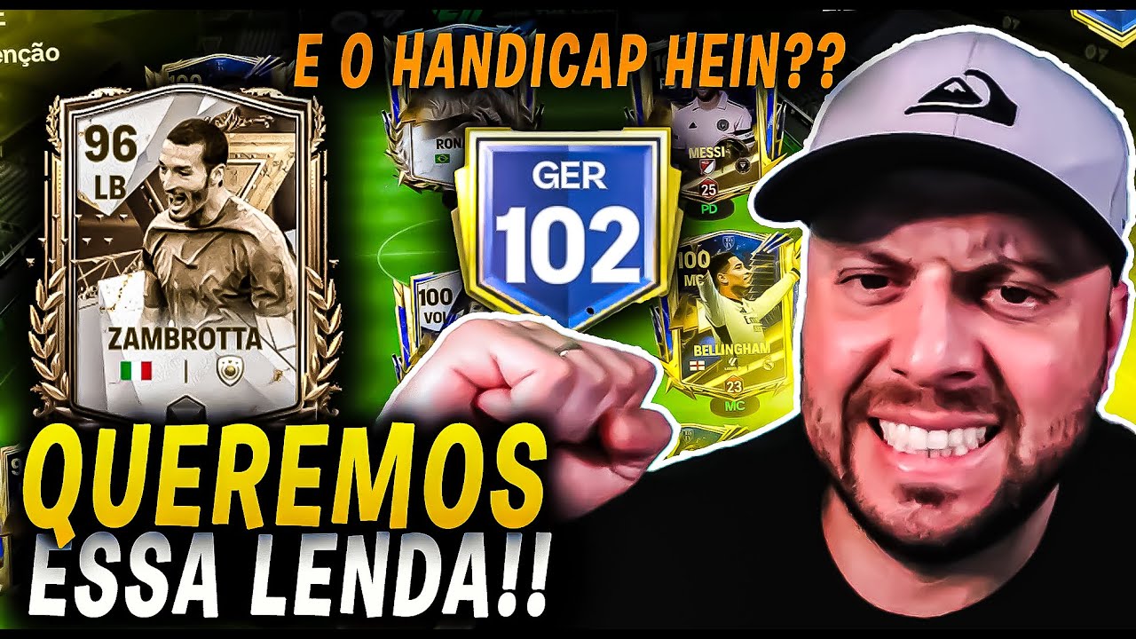 SERÁ que vem ZAMBROTTA no PACK open? DESABAFO sobre o handicap no fc ...