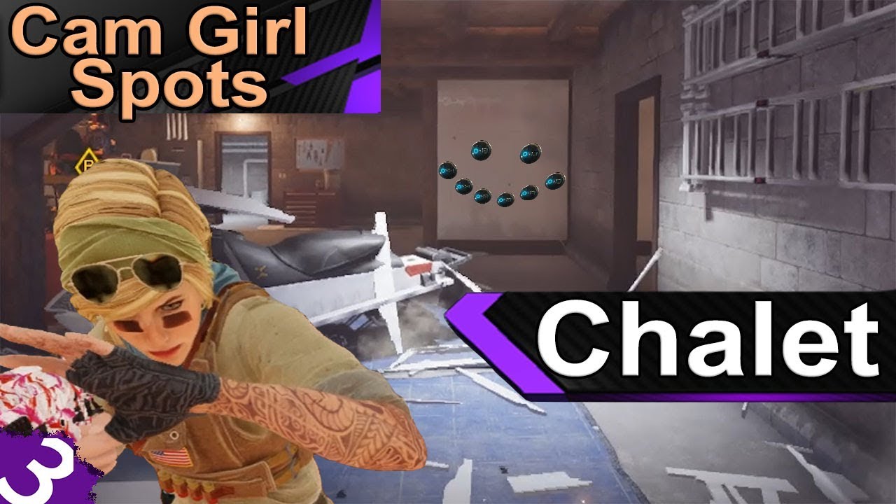 Valkyrie Camera Placements for Chalet - Rainbow Six Siege Guide - YouTube