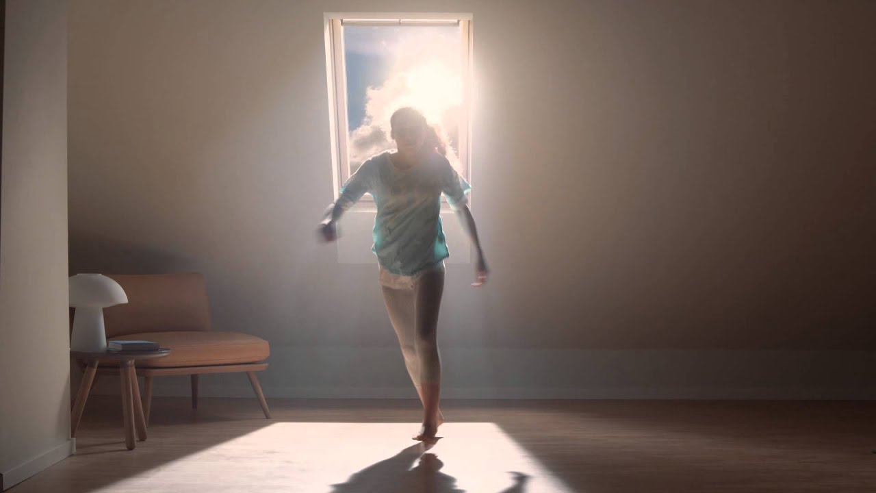 Velux Roof Windows Girl Dancing Spotlight - YouTube