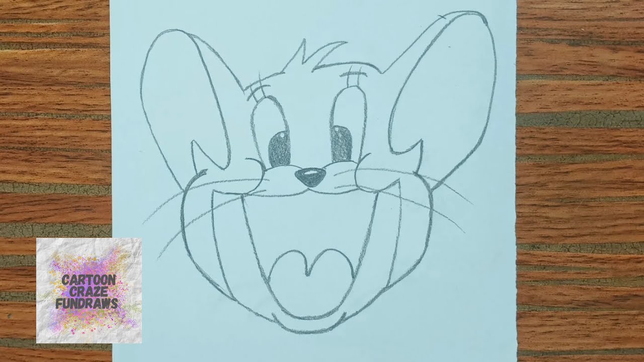 How to draw Jerry the mouse || step by step || easy for beginners - YouTube