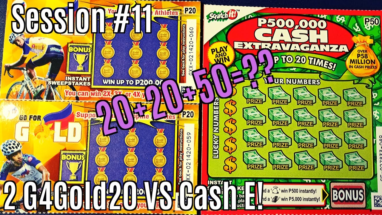 Swerte Ba?: Session 11 | 2 G4Gold VS Cash Extravaganza | PCSO Scratch ...