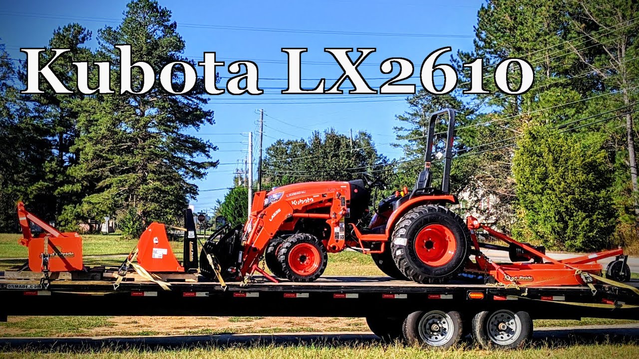 We Got a Tractor! A Quick and Very Basic Overview of Our Kubota LX2610 ...