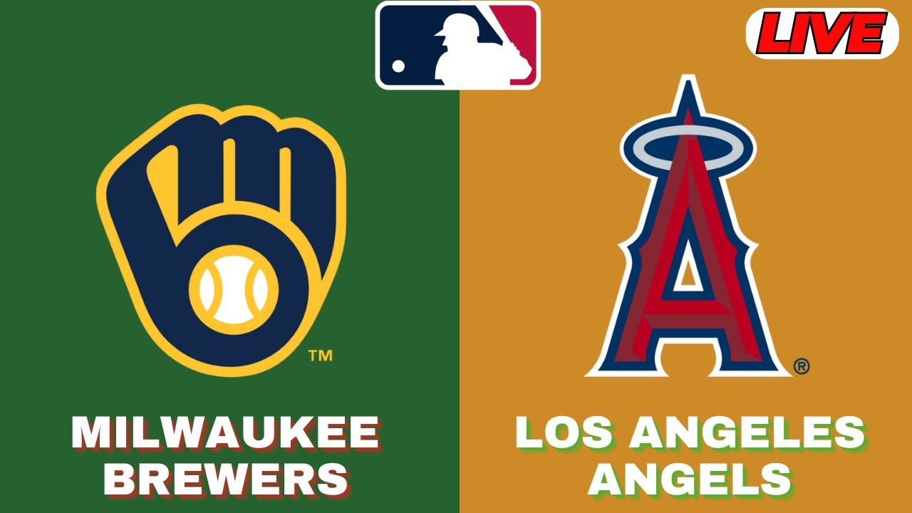 🔴LIVE : Los Angeles Angels Vs Milwaukee Brewers | MLB 2025 | MLB Live ...