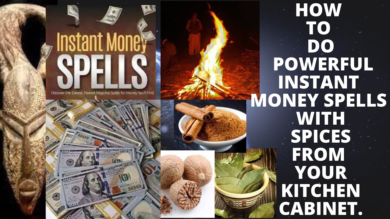 How to Do Powerful Instant Money Spells with Spices from your Kitchen ...