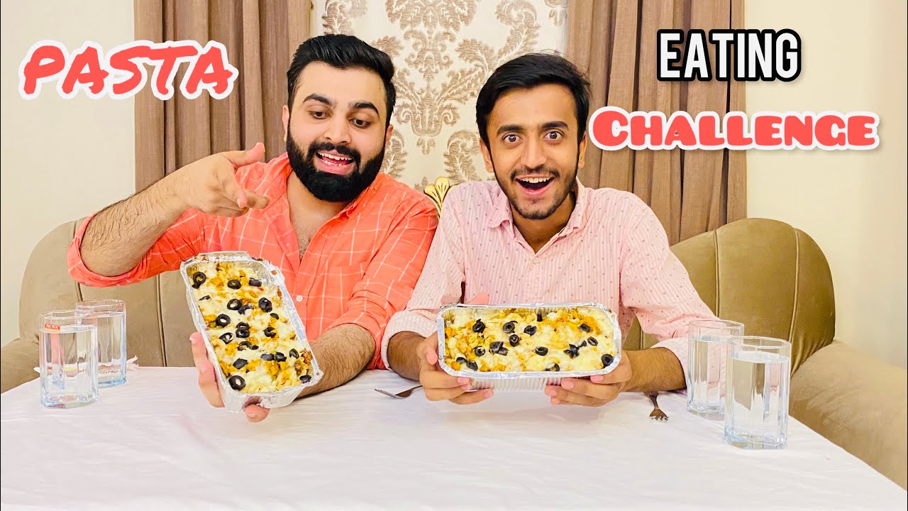 CHEEZIOUS PASTA EATING CHALLENGE | PASTA EATING COMPETITION | FOOD WITH ...