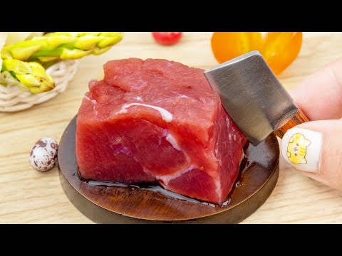 Amazing Miniature Beef Recipe 🥩 Miniature Beef Lo Mein Recipe | Best Of Miniature Cooking