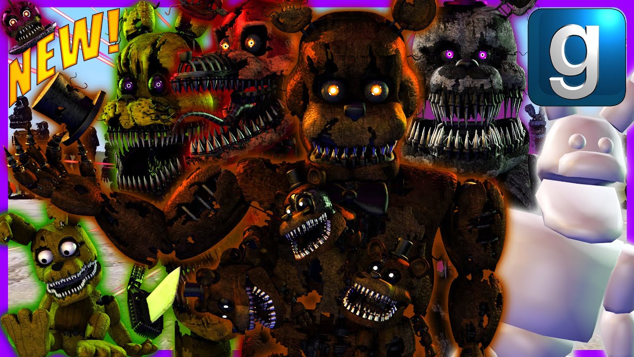 Gmod FNAF | Review | Brand New Gmod FNAF Bundle Pack! [Part 6] - YouTube