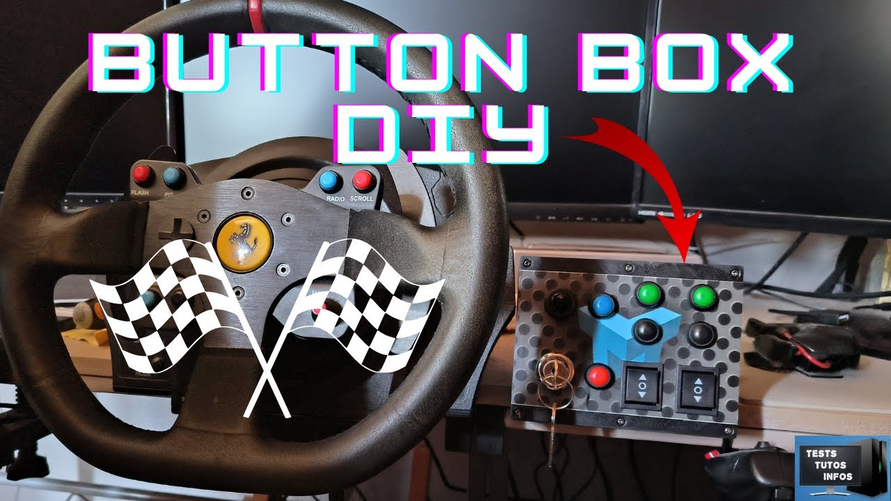 Fabriquer une button BOX Sim Racing DIY - YouTube