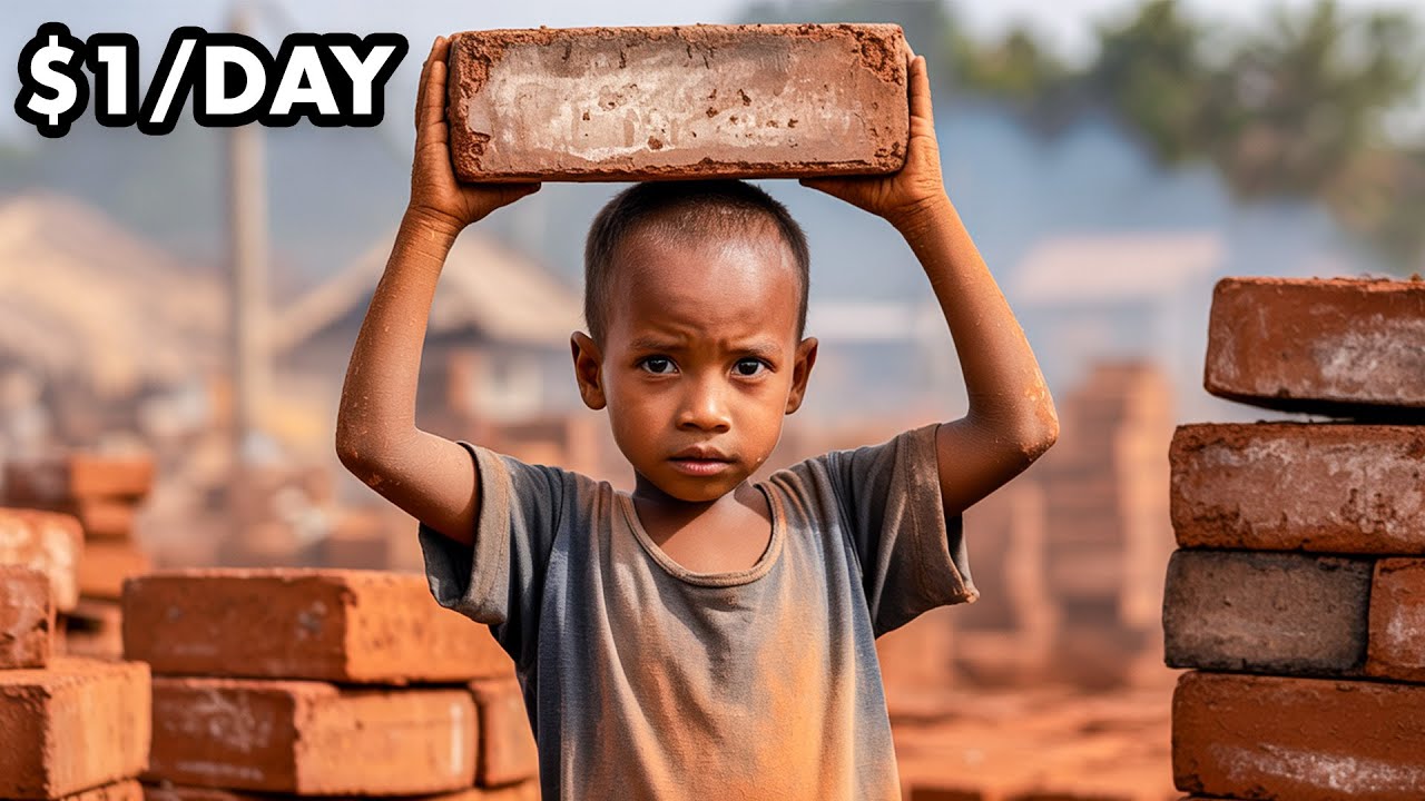 They Make Bricks For $1 Per Day (Madagascar) - YouTube