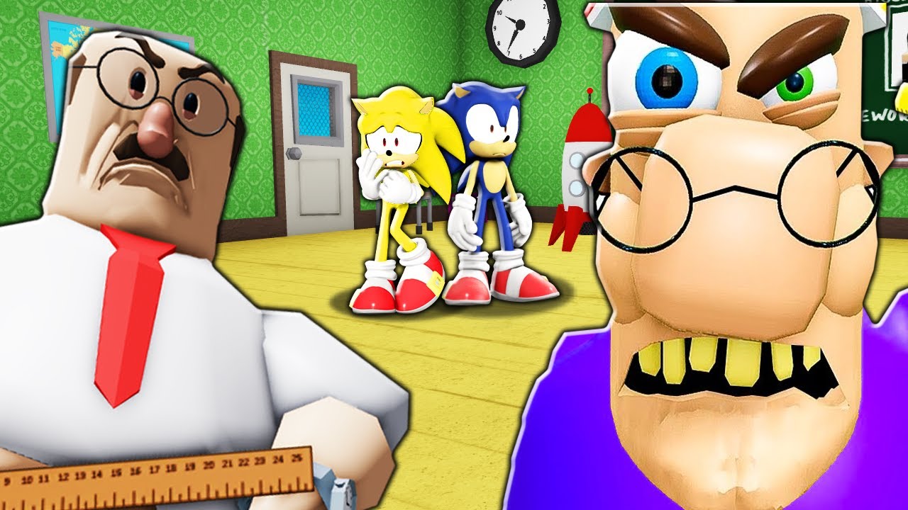 SUPER SONIC Escapes EVERY SCHOOL! (Mr Stinky's, Mr Bruno's, Mr Wiggles ...