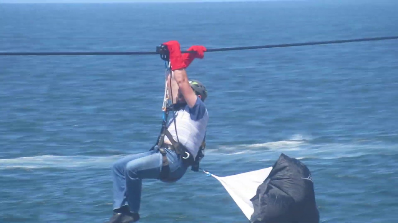 Mossel Bay Zipline - eerste rit! - YouTube