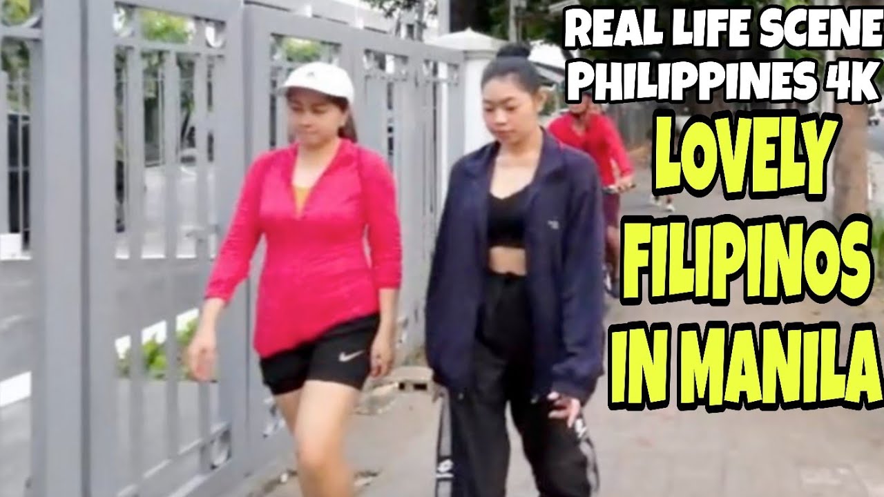 LOVELY FILIPINOS IN MANILA BAYWALK ROXAS BOULEVARD MORNING WALK TOUR IN ...