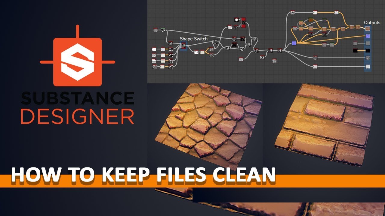 Substance Designer - How to keep your files clean and optimized - YouTube