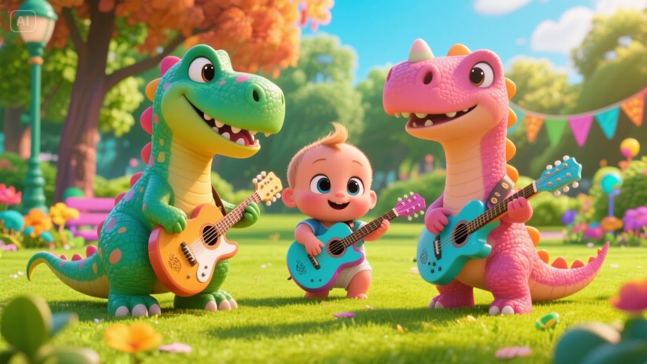 The Dinosaur Who Loved to Sing | Let’s Play with Dino | Good Morning ...