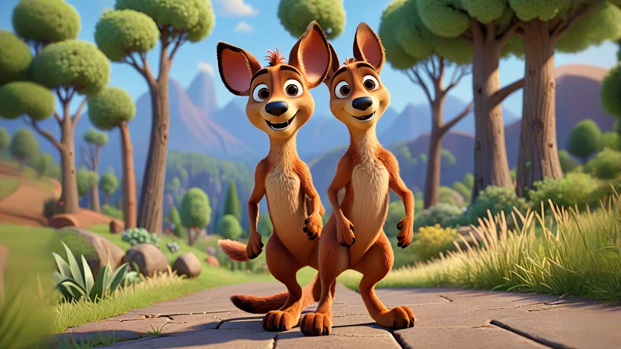 Jump Like a Kangaroo – Fun Song | Energetic Kangaroo Nursery Rhyme for ...