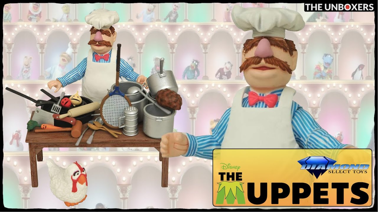 The Muppets Swedish Chef Deluxe Action Figure by Diamond Select - YouTube