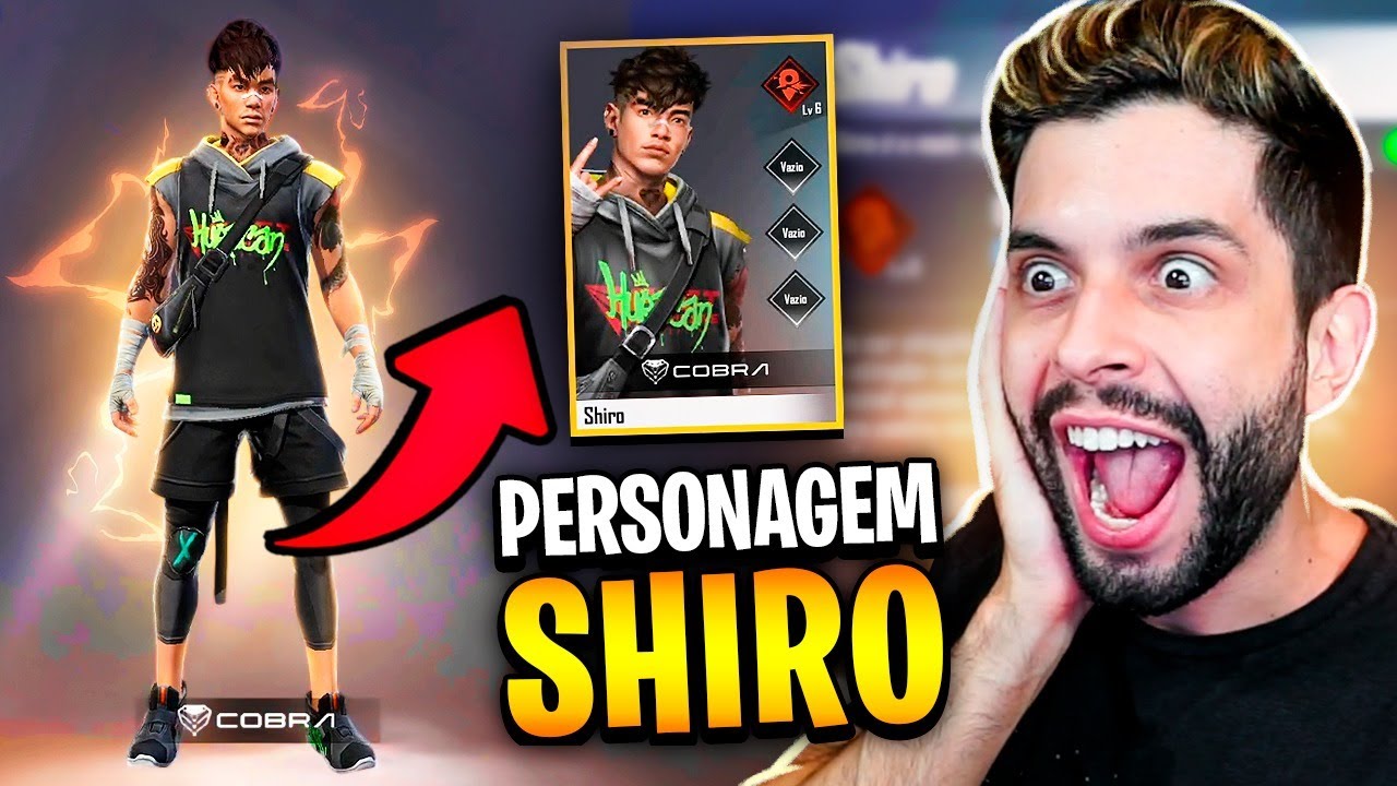 JÁ TESTEI O NOVO PERSONAGEM MAIS APELÃO DO 4V4 (SHIRO) FREE FIRE - YouTube