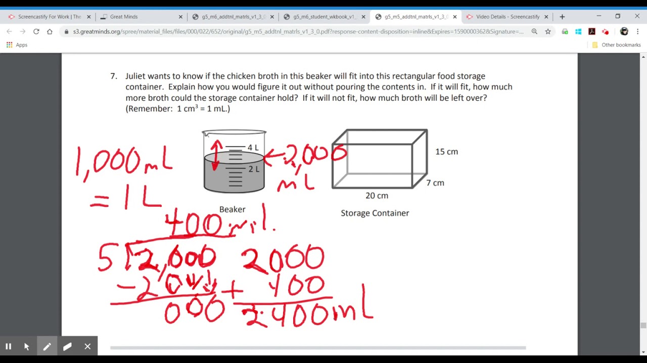 Unit 5 Mid Module Assessment Part 2 Problems 6-7 - YouTube