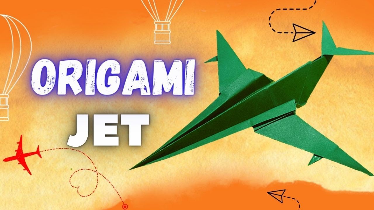 Origami Jet_How to build an origami fighter plane_origami fighter plane ...
