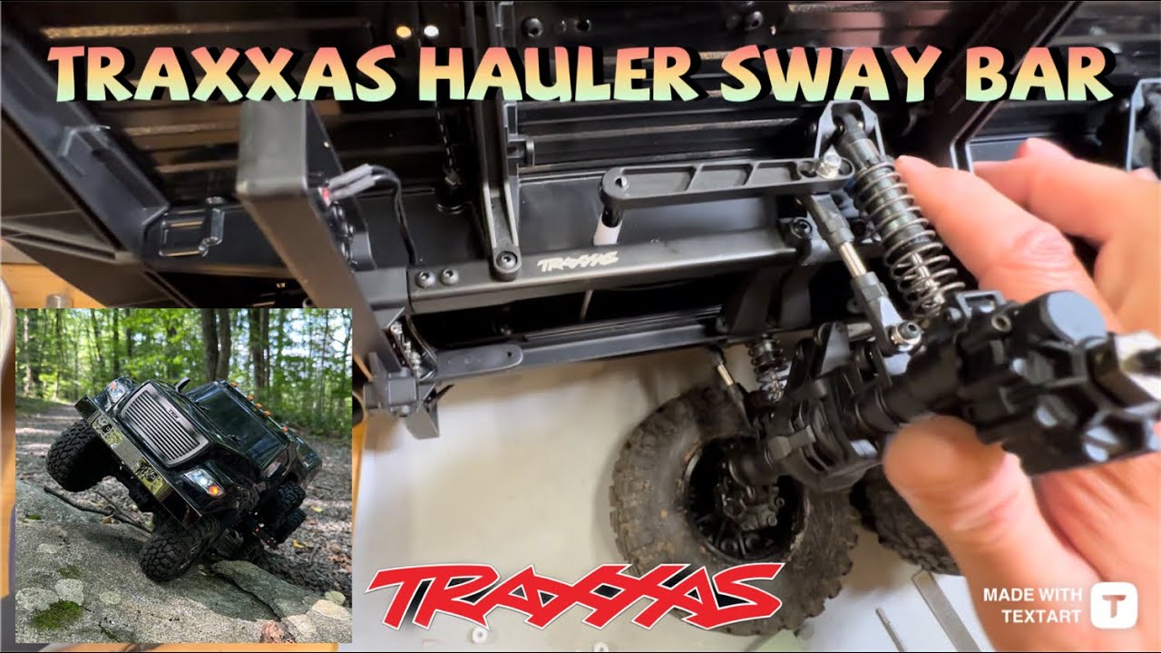 Traxxas Trx6 Crawler Hauler Sway bar install- only $10! - YouTube
