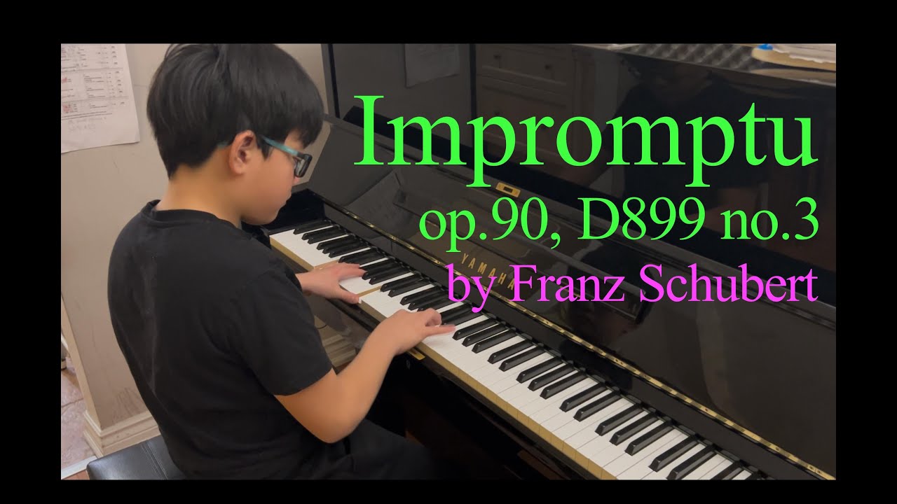 Impromptu in G flat Major, op.90, D899, no.3 by Franz Schubert(RCM Level 10) - YouTube