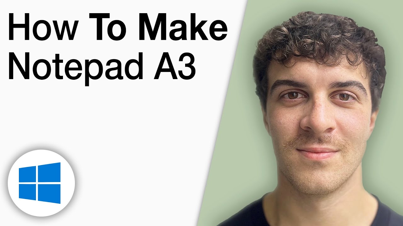How to Make Windows 10 Notepad A3 [2025 Full Guide] - YouTube