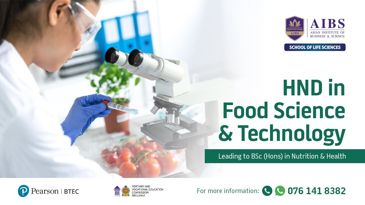 Information Webinar - Food Science & Nutrition - YouTube