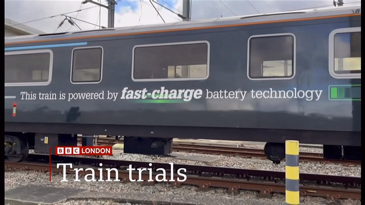 Rapid-charging battery train trial launched in the UK - the future is ...