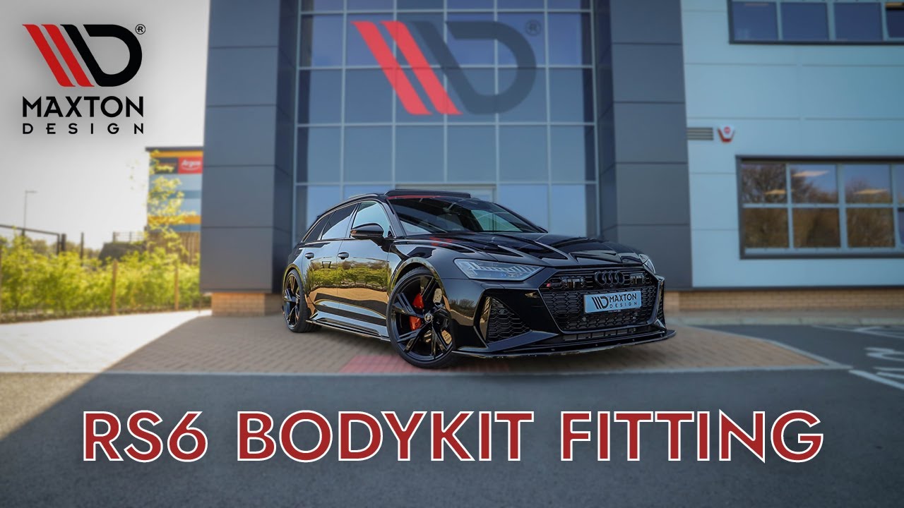 Audi RS6 gets a body kit fitted! | Maxton Design UK - YouTube