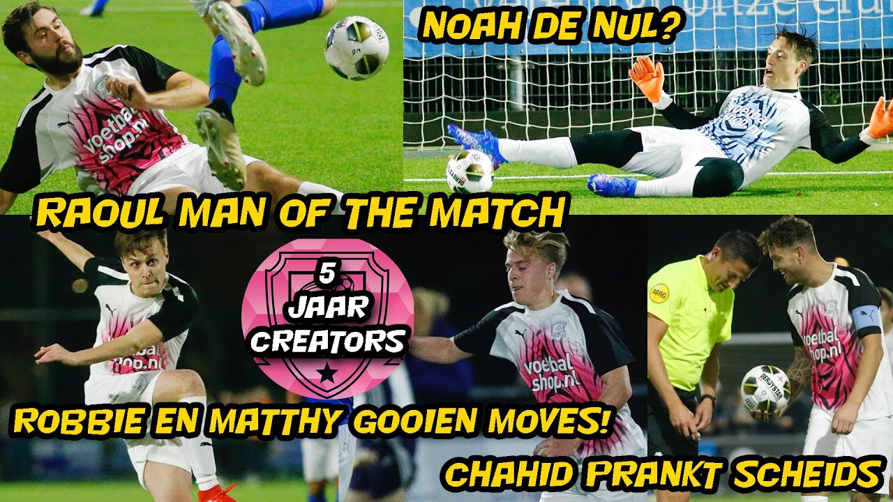 Bankzitters Matthy, Robbie gooien moves! Raoul man of the match, Chahid ...