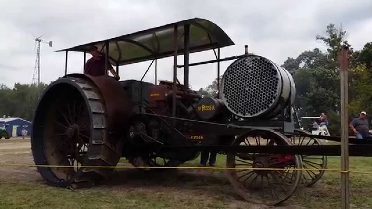 Russell tractor on the prone brake rollag 2015 - YouTube