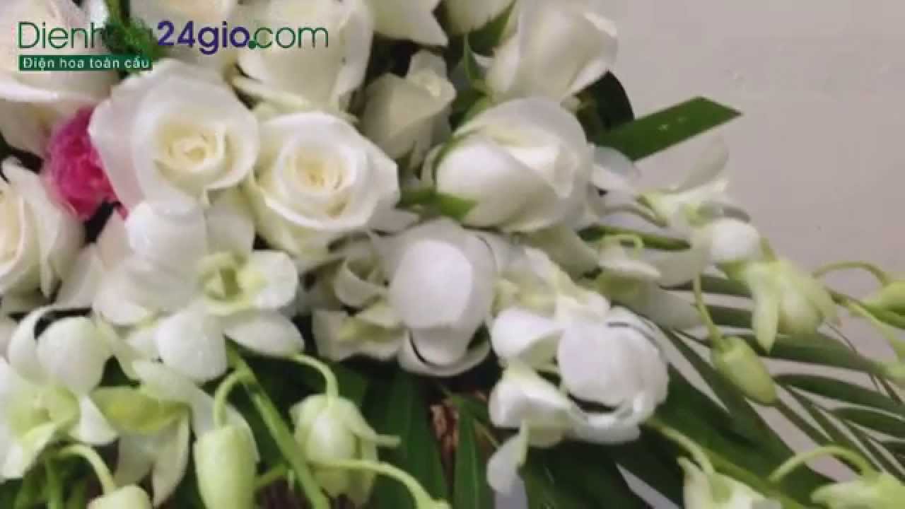 DIENHOA24H, Điện hoa 24 gio, Send flower to VietNam, dienhoa24gio - YouTube