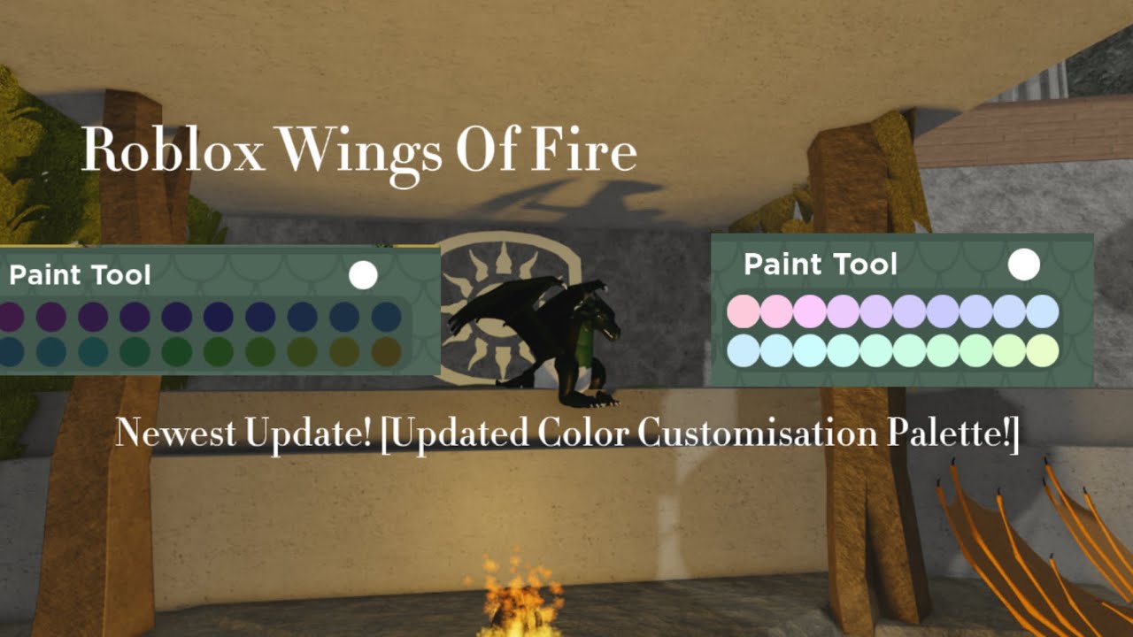 Roblox Wings Of Fire Beta - Newest Update! [Updated Color Customization ...