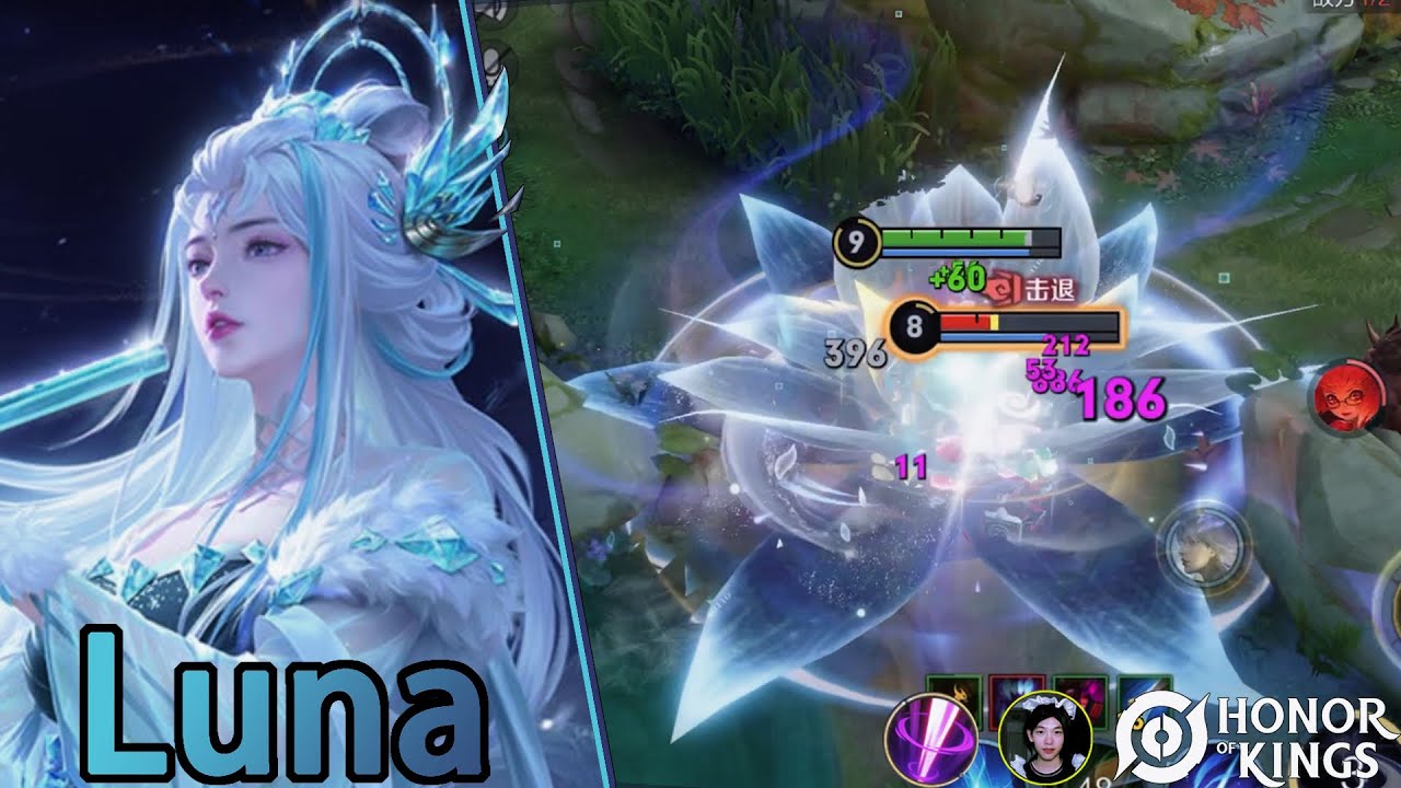 Honor of Kings（Luna）A skin mais bonita da Luna｜Luna's most beautiful ...