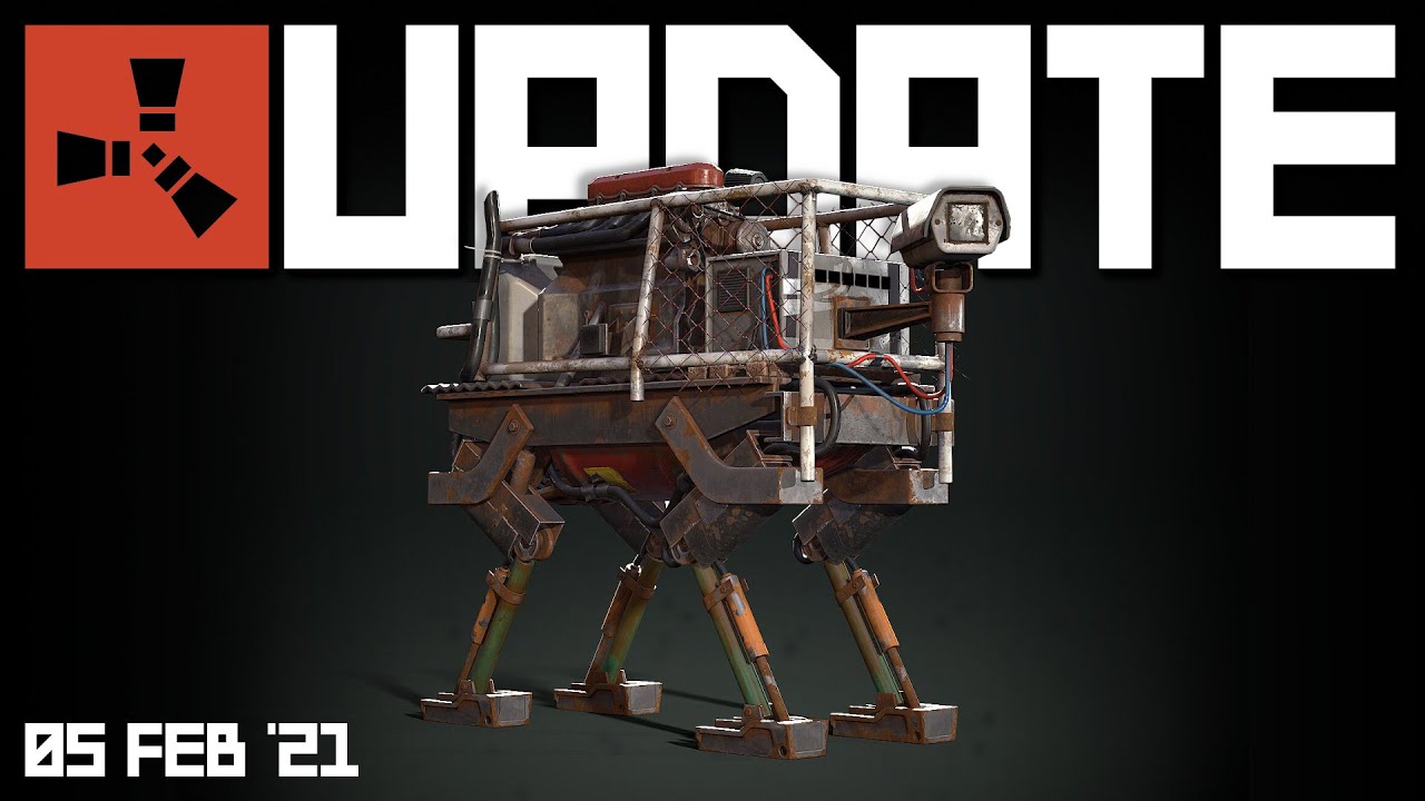Robot dogs? Submarines? Game modes & Drones! | Rust Update 5th February ...