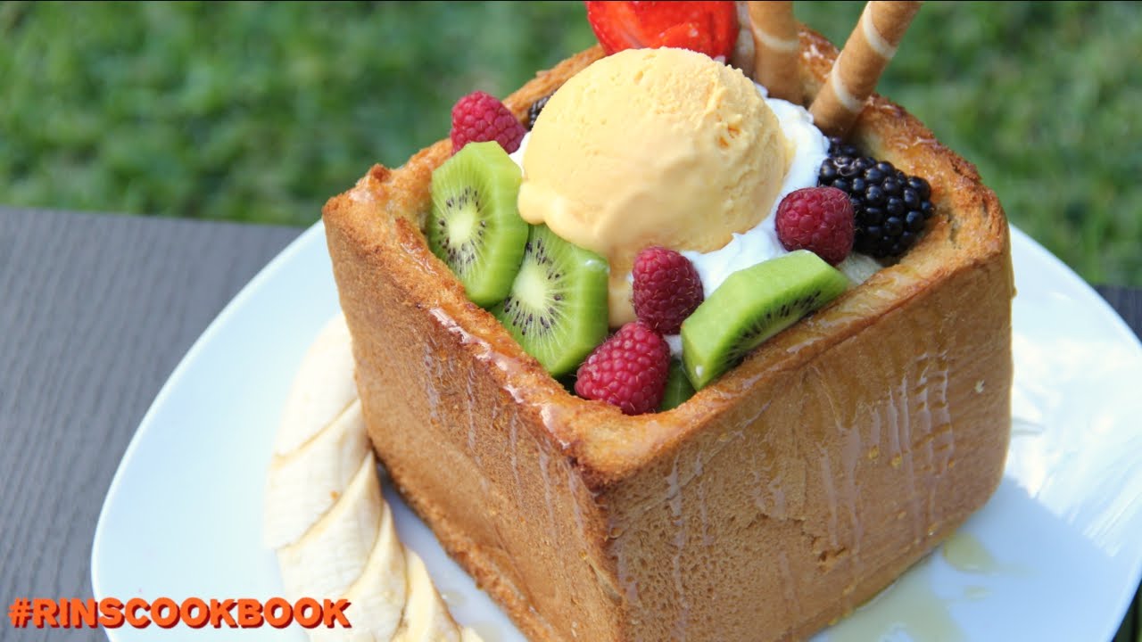 How to make Honey Toast (Brick Toast) ฮันนี่บริคโทสต์ แสนฮิต - YouTube