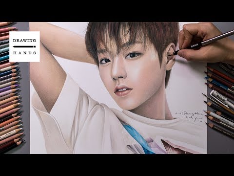 Speed Drawing Wanna One - Park Ji hoon [Drawing Hands] - YouTube