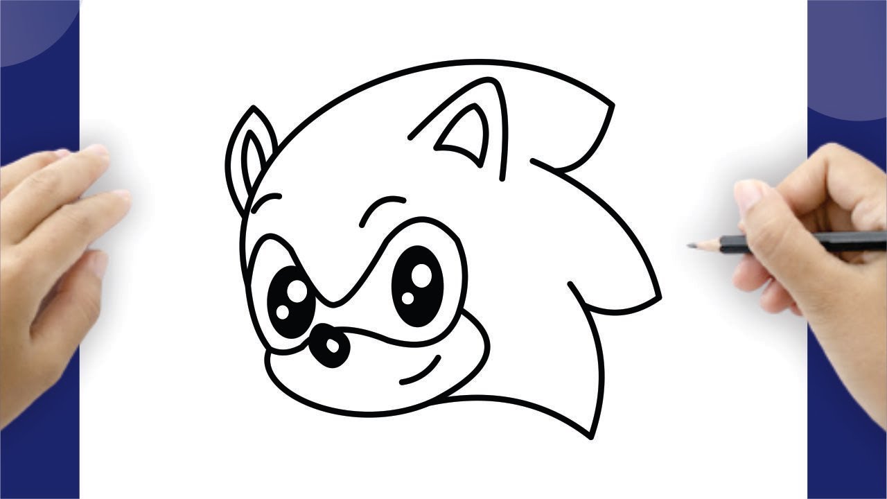 Hur ritar man Sonics huvud så söt? - Steg-för-steg-guide - YouTube