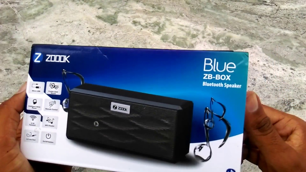 Zoook ZB- BOX Bluetooth speakers unboxing NEW 2017 - YouTube