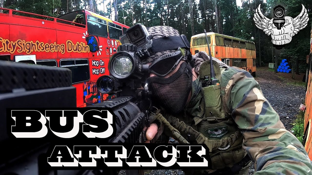Bus Attack - Airsoft War Game - Special Ops Airsoft - YouTube
